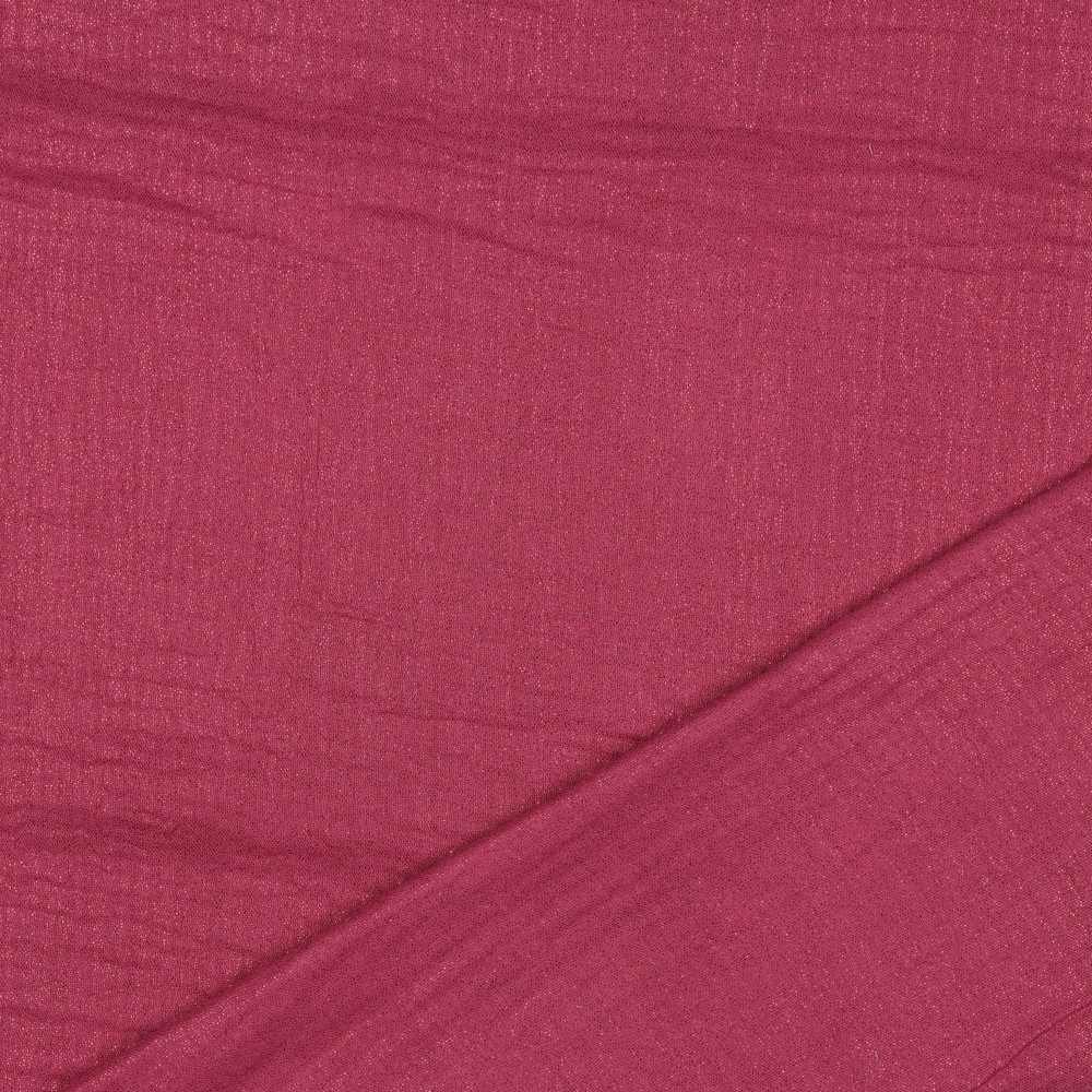 Musselin Stoff Uni mit Glitzer – 9 Farben – 100% Baumwolle